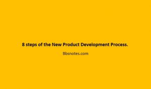 8 steps of the New Product Development Process. - BBS Notes