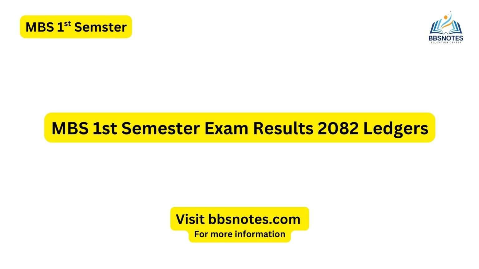 MBS 1st Semester Exam Results 2082 Ledgers - BBS Notes
